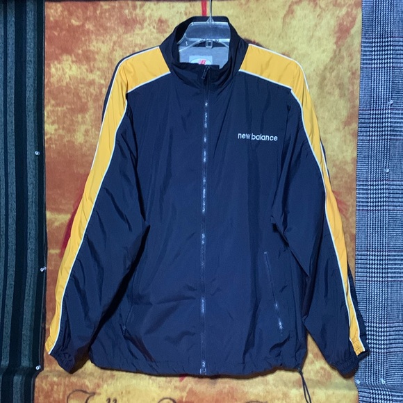 New Balance | Jackets & Coats | New Balancenavy Blueyellow Long Sleeve ...